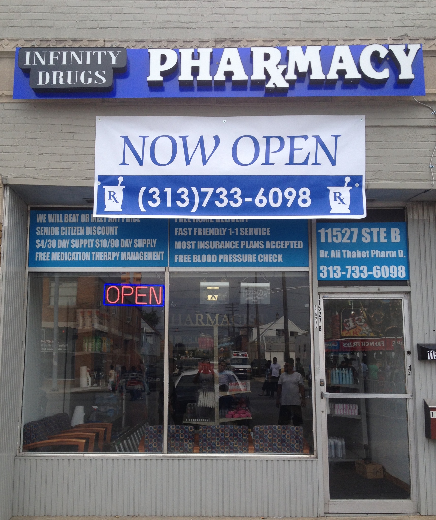 Infinity Drugs Pharmacy, 11527 Joseph Campau St, Ste B, Hamtramck, MI ...